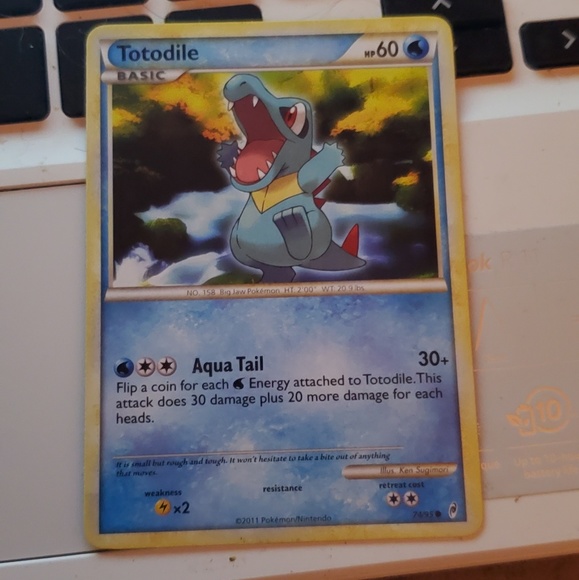Other | Totodile 74 Pokemon Card | Poshmark
